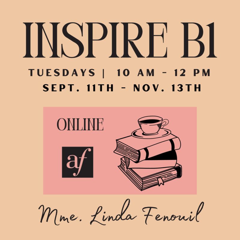 Classes for Adults – Alliance Française de Louisville